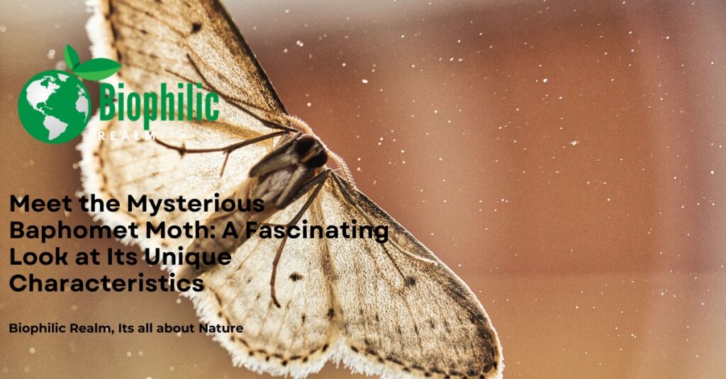 Meet the Mysterious Baphomet Moth: A Fascinating Look at Its Unique ...