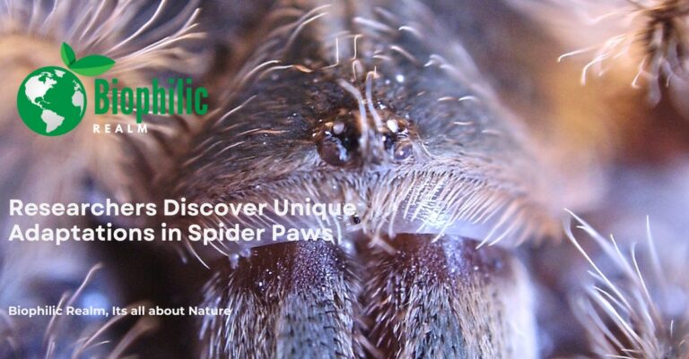 Researchers Discover Unique Adaptations in Spider Paws - biophilicrealm.com